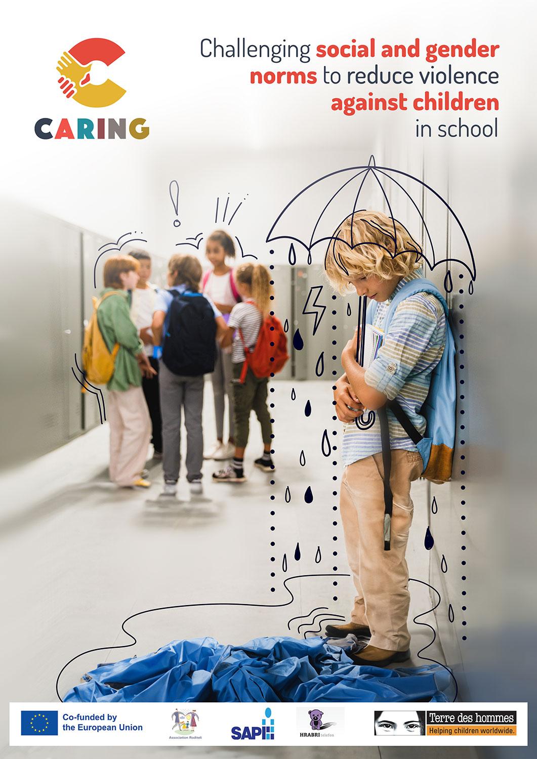 Poster for "Caring" Project, by the TDH Romania Organisation ...